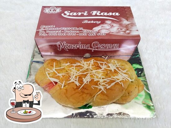 Menu at Sari rasa bakery, Sidoarjo, Jl. Persada