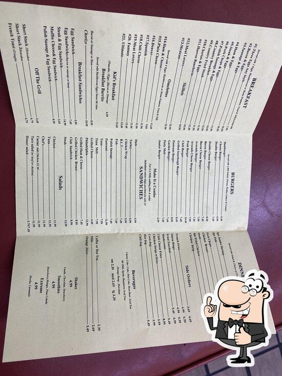 Menu at Peak Burger fast food, La Mirada