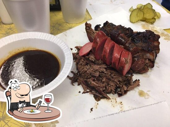 Menu at Jasper's BBQ, Waco