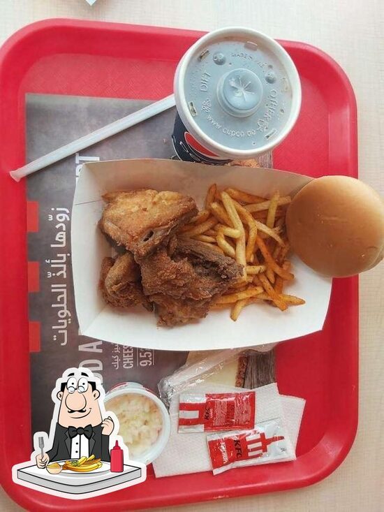 Menu at KFC restaurant, Dubai, Sheikh Zayed Road