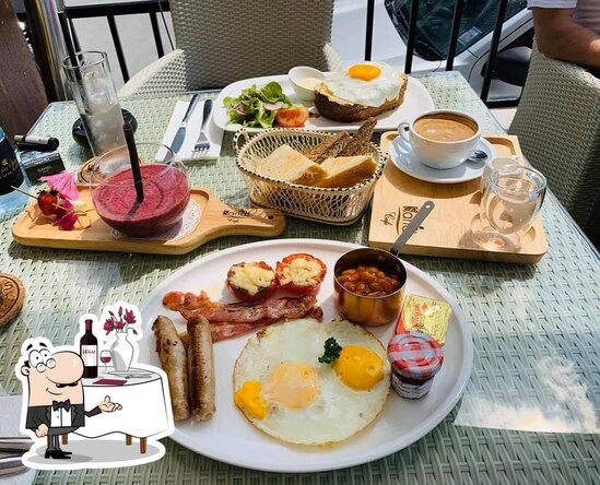 Menu at Sands Cafe, Pattaya City
