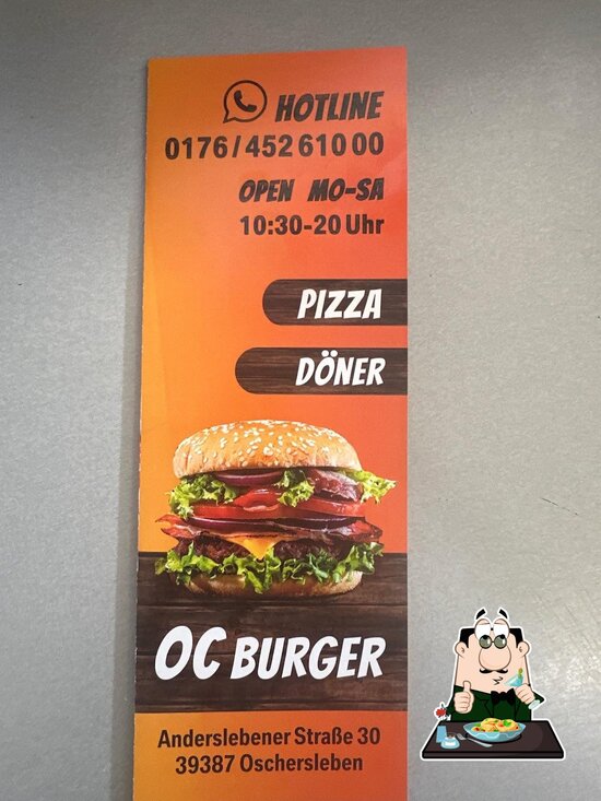 Menu at OC BURGER, Oschersleben