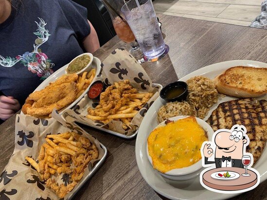 Menu at Boo-Rays of New Orleans restaurant, Crowley