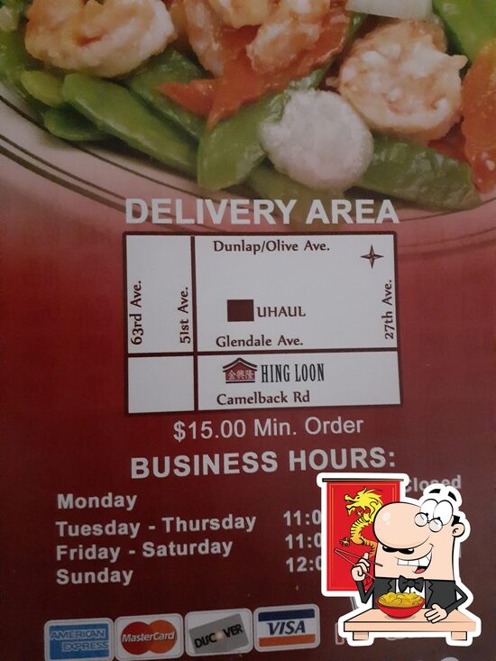 Hing Loon Chinese Express in Glendale - Restaurant menu and reviews