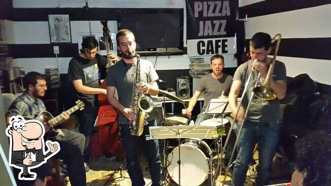 Menu at Pizza Jazz Café, Mexico City