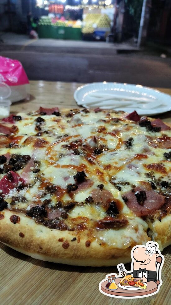 Menu at Reysie's Loaded Pizza restaurant, Davao City