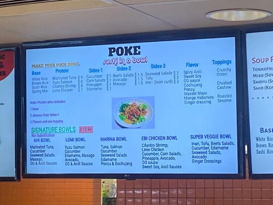 Yoya Sushi, Baltimore - Restaurant menu, prices and reviews