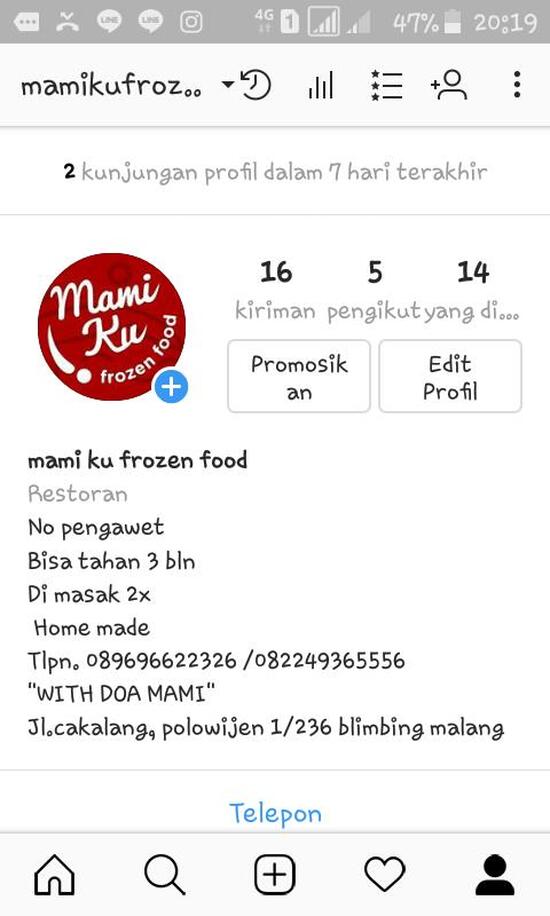 MamiKu Frozen Food, Malang - Menú del restaurante, precios y reseñas