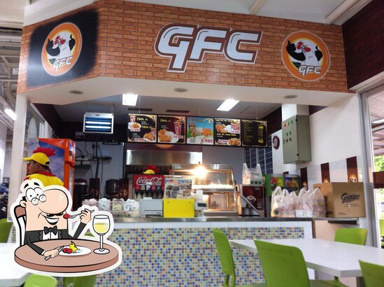 Menu at GFC restaurant, Tangerang, Giant Graha Raya Bintaro