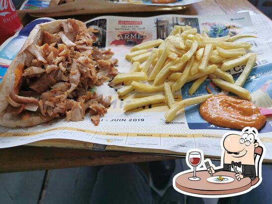 Menu at Continental Fast Food, Béthune