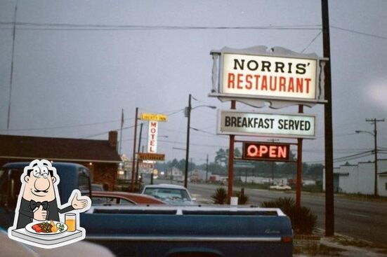 Menu at Norris' Restaurant, Wallace