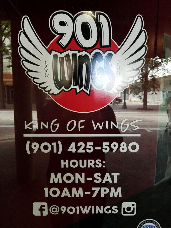 Menu at 901 Wings restaurant, Memphis, 97 N Main St