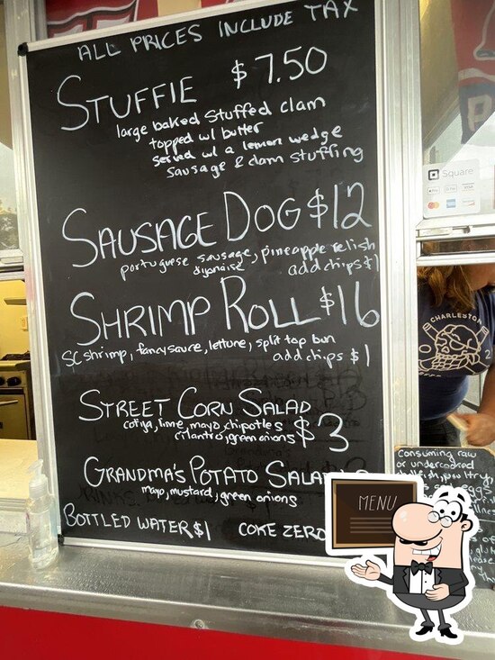 Menu at Co Hog, Charleston