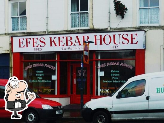 Menu at Efes Kebab House restaurant, Llangefni