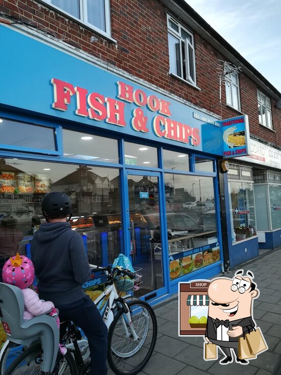 Menu at Hook Fish And Chips restaurant, Chessington