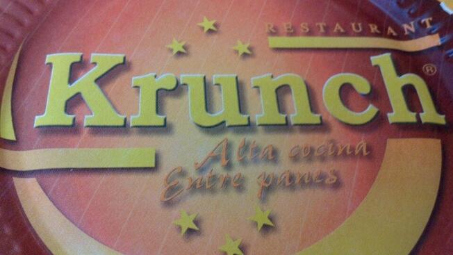 Carta del restaurante Krunch, Bilbao, Zubiarte