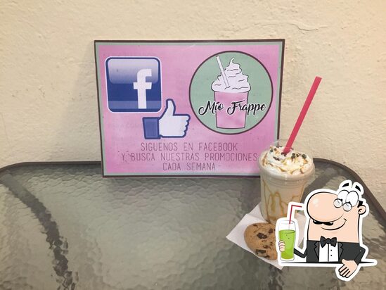 Menu at Mio Frappe cafe, San José del Cabo
