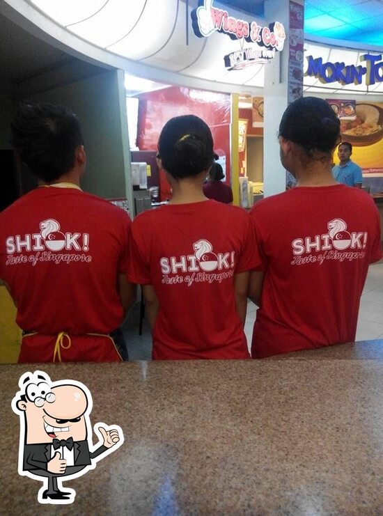 Menu at Shiok Taste of Singapore restaurant, Davao City