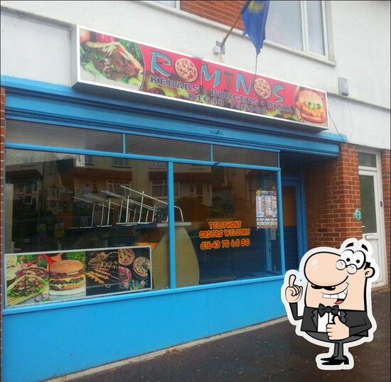 Menu at Rominos Pizza & Kebab fast food, Minehead