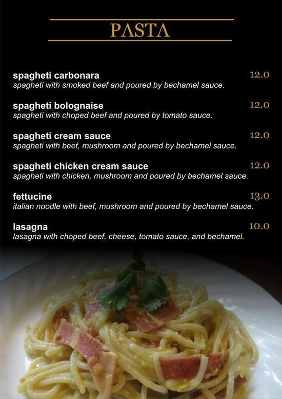 Menu at Eat Steak & Pasta steakhouse, Balikpapan