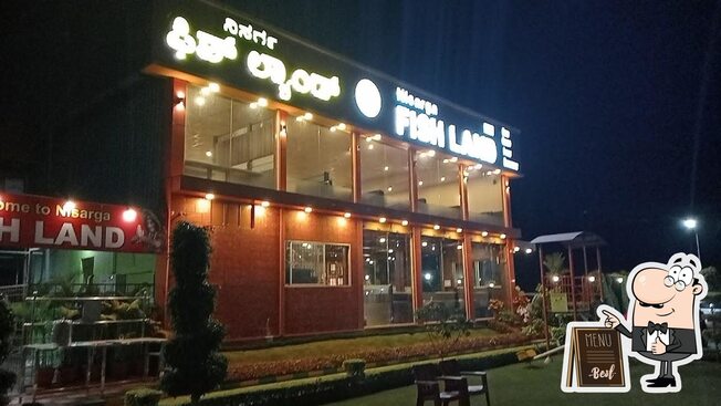 Menu at Nisarga Fish Land, Mysuru