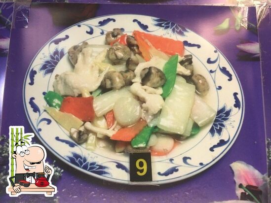 Menu at Lin's Chinese restaurant, Calverton