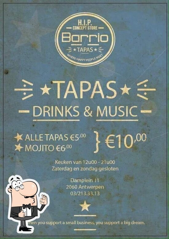 Barrio Tapa & Streetfood, Antwerpen, Damplein 11 ...
