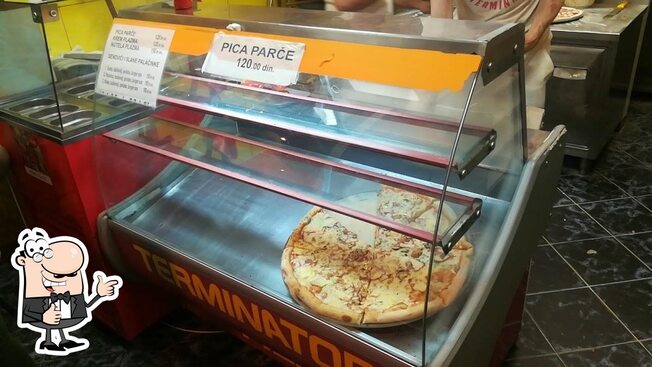 Speisekarte von Terminator restaurant, Belgrad, Jurija Gagarina 243