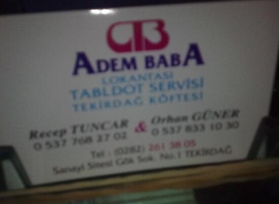 Adem Baba Lokantası, Tekirdağ - Restaurant reviews