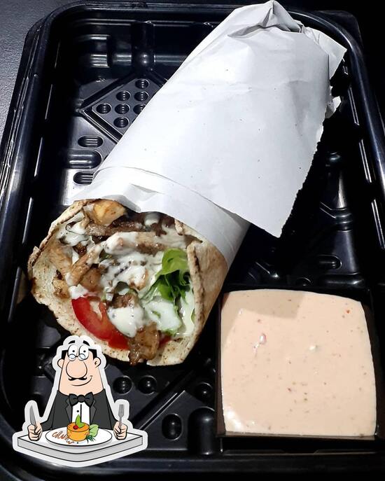 Menu at Habibi shawarma restaurant, Buenos Aires