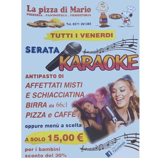 Menu da La Pizza di Mario ristorante, Fucecchio