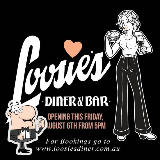 Menu at Loosie's Diner and Bar, Mornington