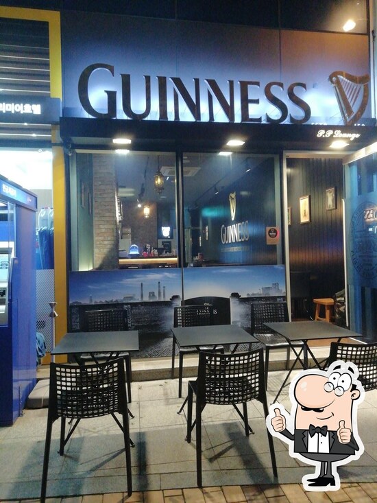 Menu at Guinness pub & bar, Busan, 17 Centum 1-ro
