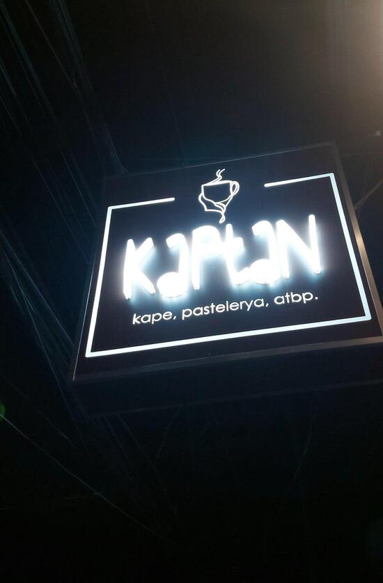 Menu at KAPTAN, Quezon City