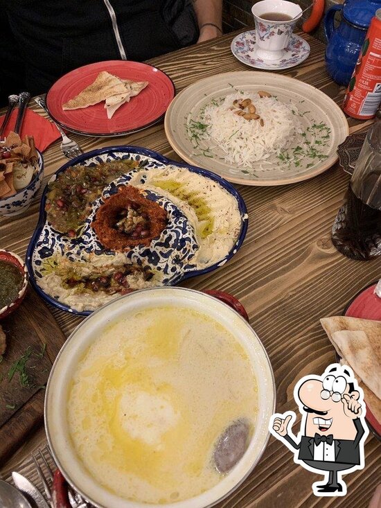 Menu at Malakeh Restaurant, Berlin