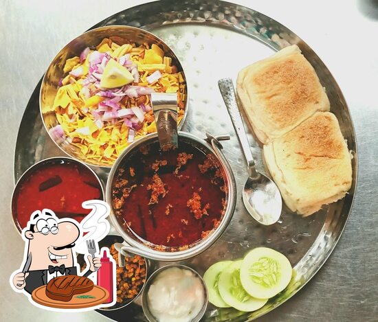 Menu at Vaishnavi Misal House, Pune