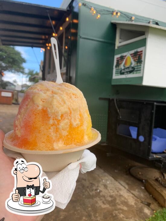 Menu at Hapa's Hawaiian Style Shave Ice desserts, Kilauea
