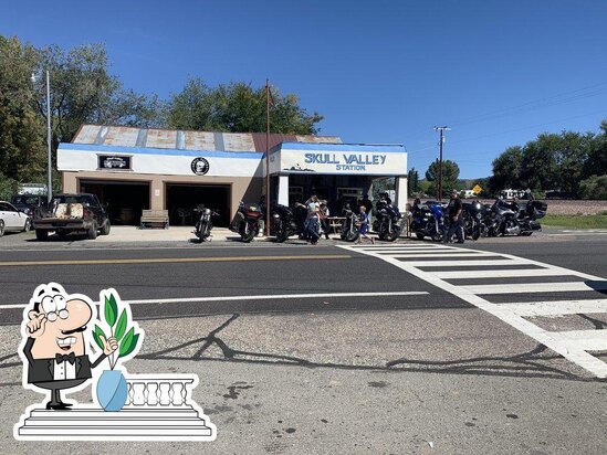 Menu at Skull Valley Station, Skull Valley