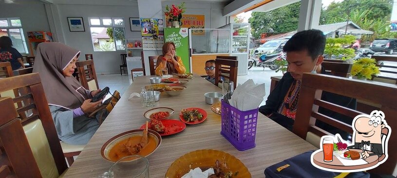 Menu at RM. Dua Putri restaurant, Indonesia, MF74+QP4