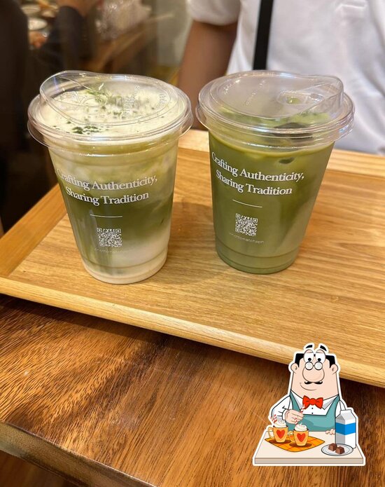 Menu at Chotto Matcha cafe, Makati