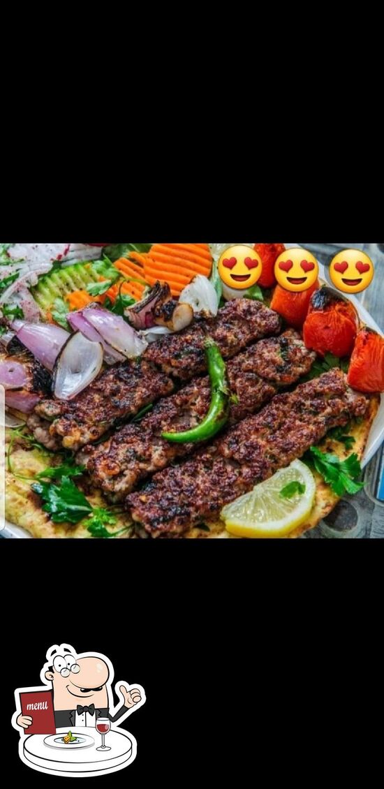 Menu at Kurdish Bakery, Gateshead