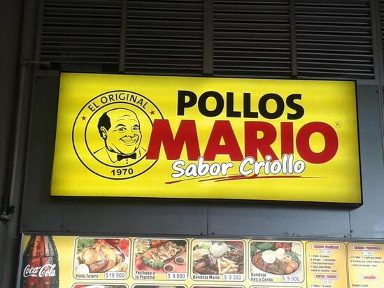 Menu at Pollos Mario Poblado restaurant, Colombia, C.C.monterrey Local 009