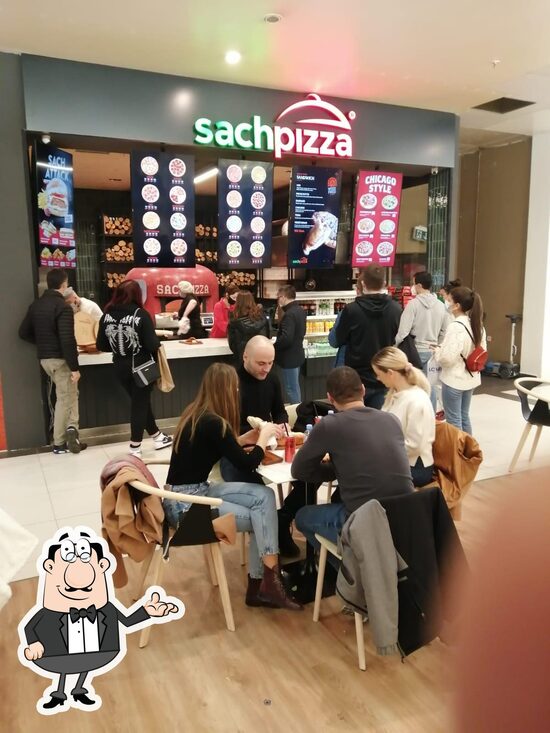 Menu at Sach Pizza restaurant, Skopje