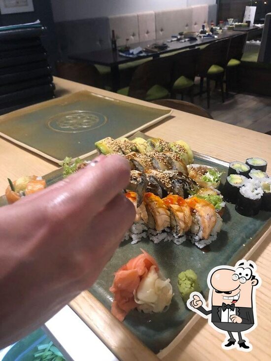 Menu at DOHO Sushi restaurant, Bialystok