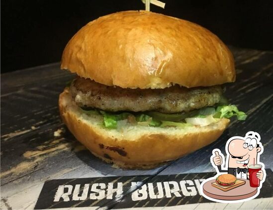 Carta del restaurante Rush Burger, Majachkalá, Imama Shamilya Avenue