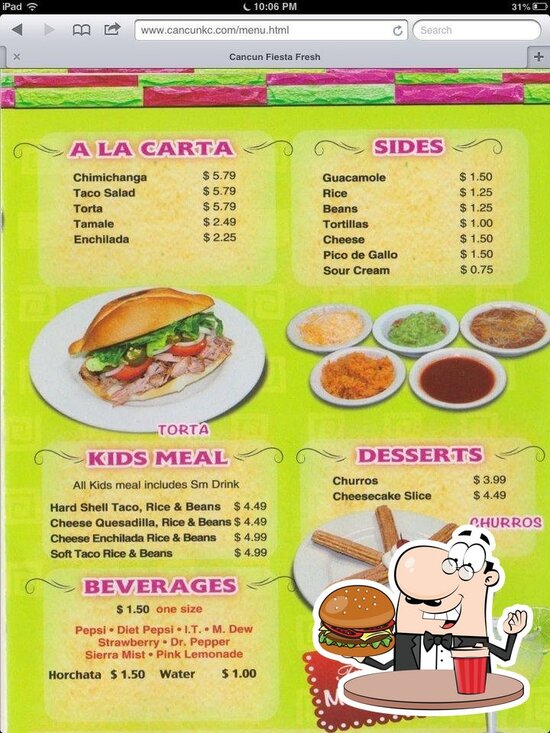 Cancun Fiesta Fresh, 3959 Broadway Blvd in Kansas City - Restaurant ...