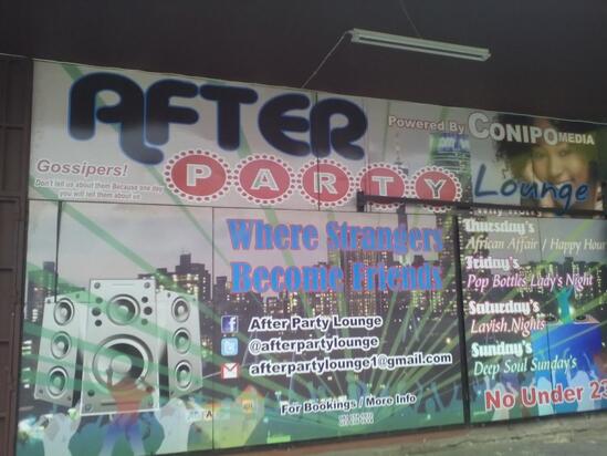 After Party Lounge, Johannesburg South - Restaurant menu, prices and ...