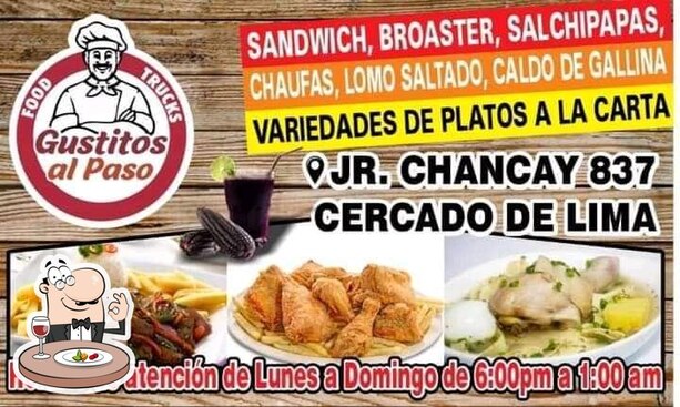 Menu at RESTAURANT GUSTITOS, Breña