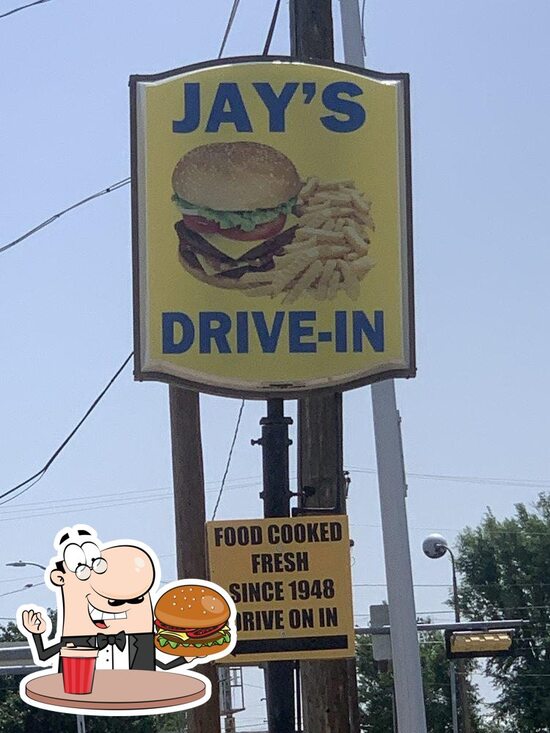 Menu at Jay's Drive Inn restaurant, Pampa