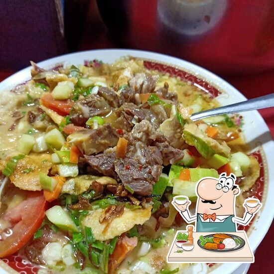 Menu at Sop Kaki Kambing Bang Mamit restaurant, West Jakarta